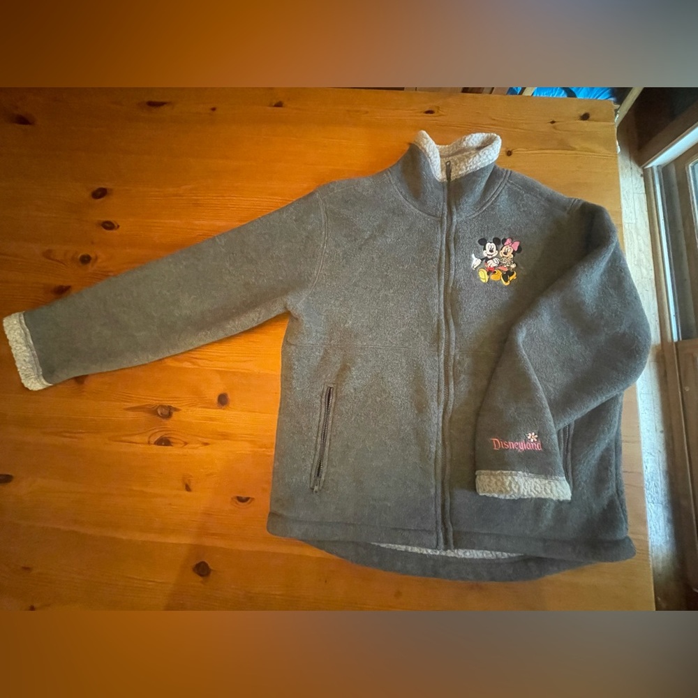 Disneyland Resort Mickey And Minnie Fleece Jacket - Gem